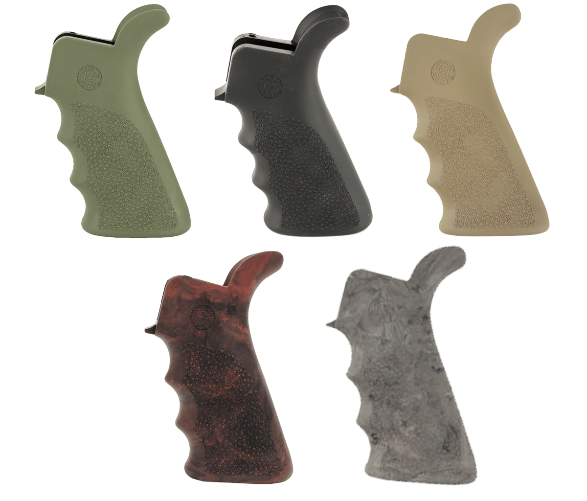 Hogue Beavertail Pistol Grip w/ Finger Grooves - AR15Discounts