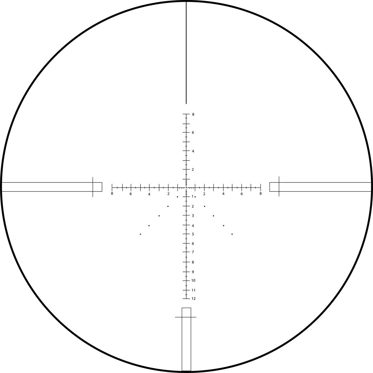 Aim Sports Alpha 6 4.5-27X50 30MM Riflescope With MR1 Mrad Reticle ...