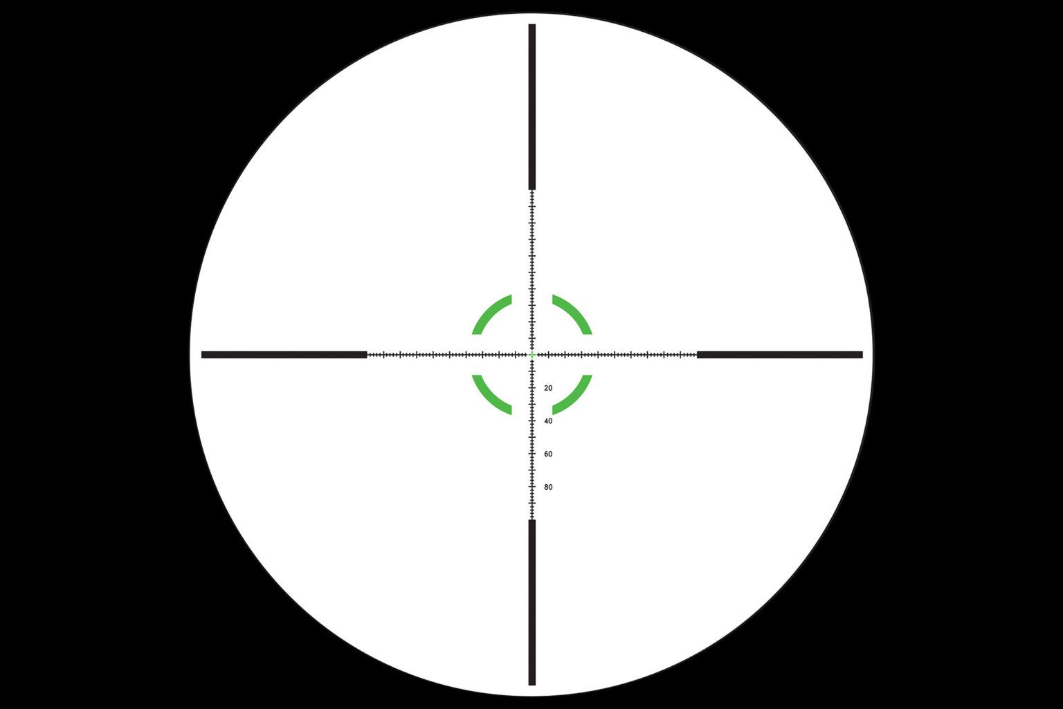 Trijicon Credo HX 1-6x24 FFP Rifle Scope - Green MOA Segmented Circle ...