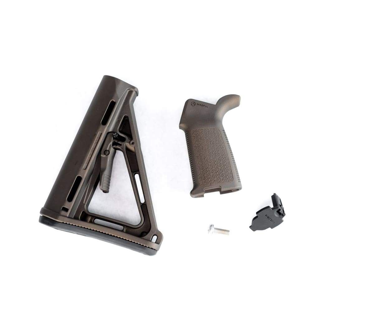 Magpul MOE Mil-Spec Stock and Grip - Midnight Bronze - AR15Discounts